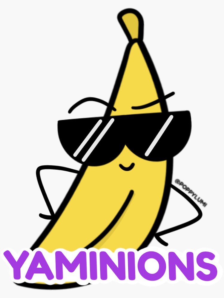 "Yaminions - Shu Yamino Mascot" Sticker for Sale by Necronekos | Redbubble