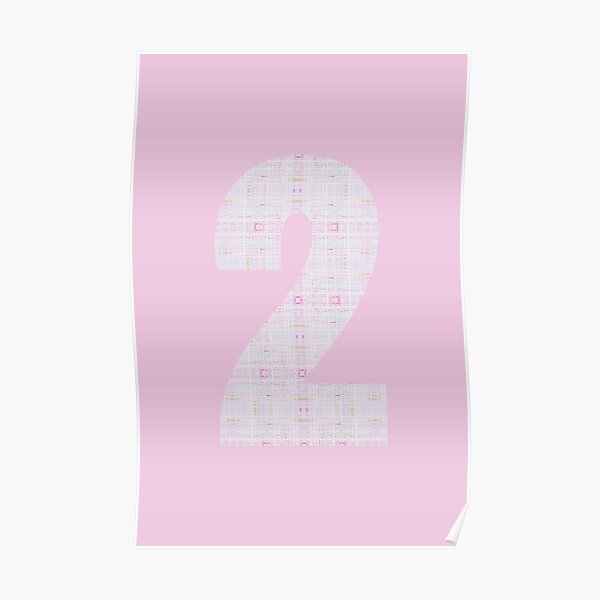 "Pink Number 2 with beautiful stripes of pastel colors like green and ...