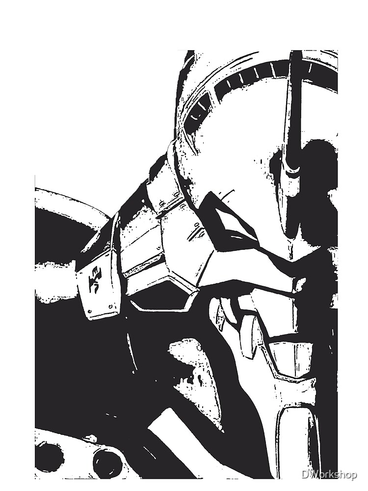 "Evangelion Unit-01 Black and White" Photographic Print for Sale by ...