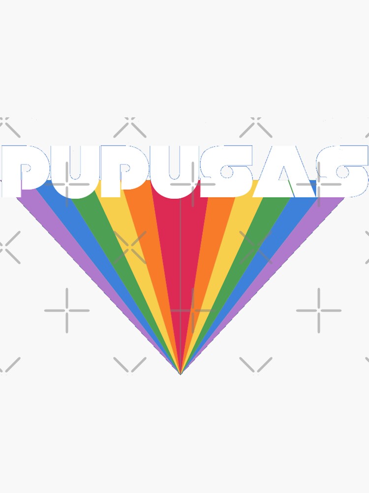 "The Pupusas Retro Rainbow | The Savior | El Salvador" Sticker for Sale ...