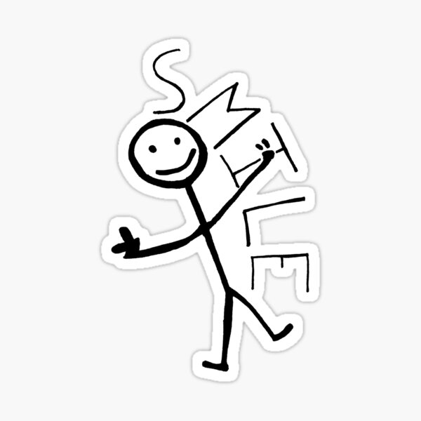 "Mike Smile Sticker" Sticker for Sale by HEYO-NBD | Redbubble