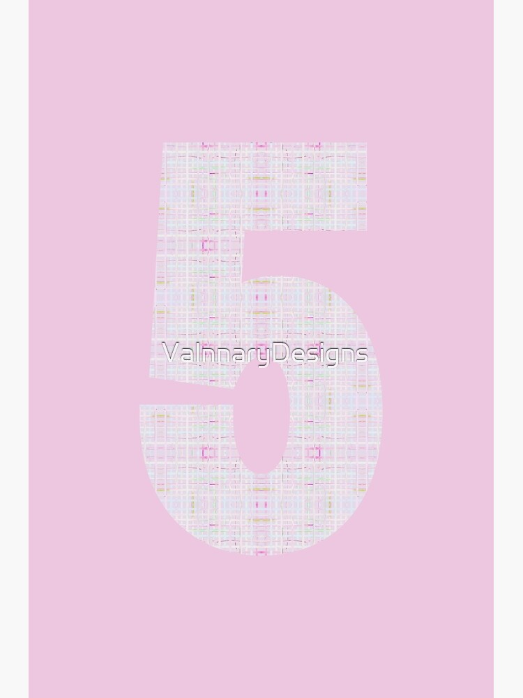 "Pink Number 5 with beautiful stripes of pastel colors like green and ...
