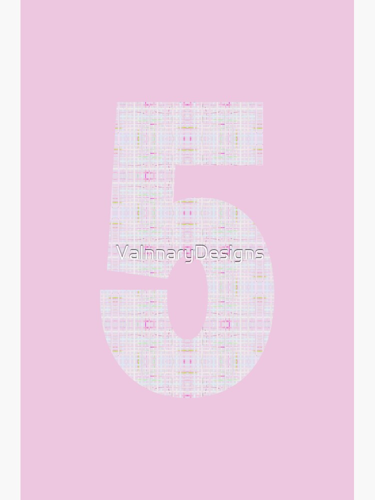"Pink Number 5 with beautiful stripes of pastel colors like green and ...