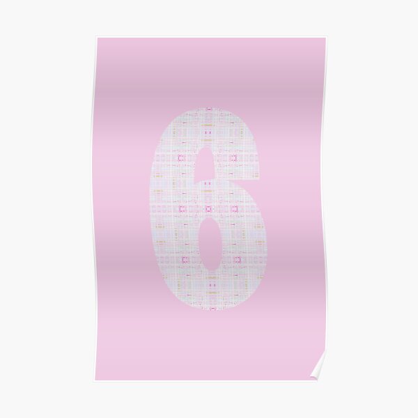 "Pink Number 6 with beautiful stripes of pastel colors like green and ...