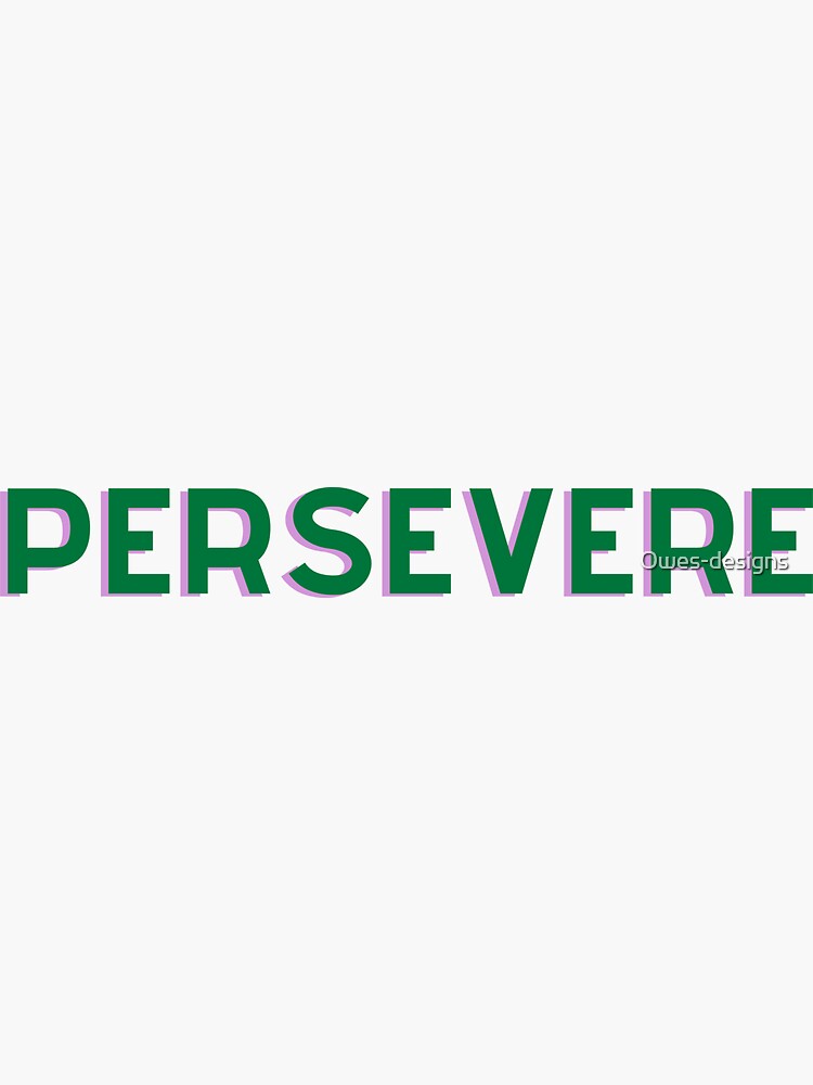 "Persevere Leith" Sticker for Sale by Owes-designs | Redbubble