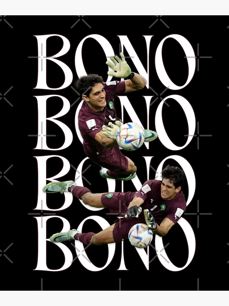 "Yassine Bounou '' BONO '' - Goalkeeper Bono of Morocco" Poster for ...