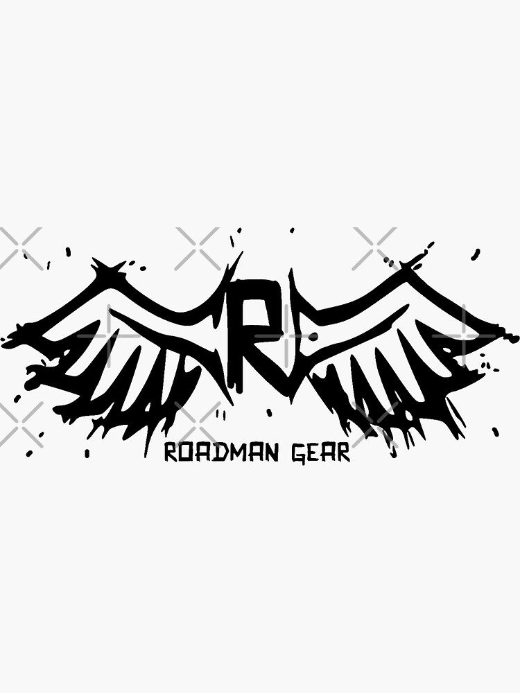 "ROADMAN GEAR" Sticker for Sale by JASCKSHIRTS | Redbubble