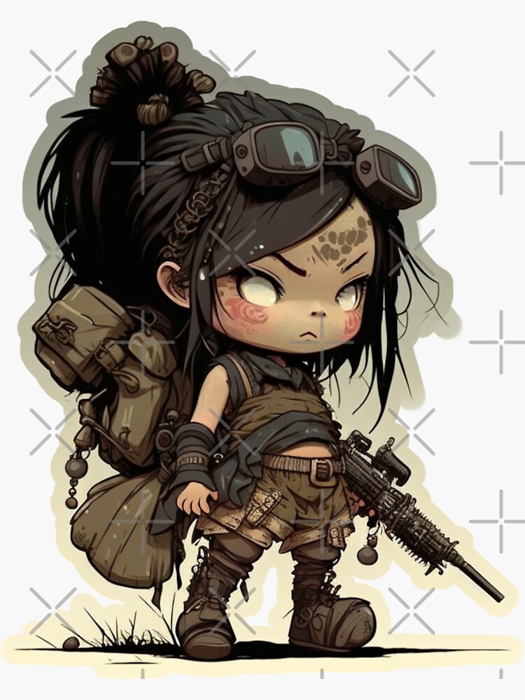 "Atom Bomb Baby - Chibi Talia" Sticker for Sale by RevenantStudio ...