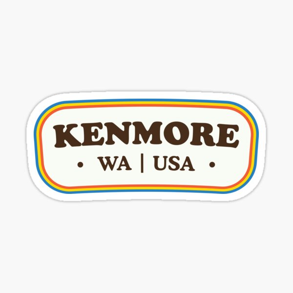 "Kenmore | Retro Badge" Sticker for Sale by retroready | Redbubble