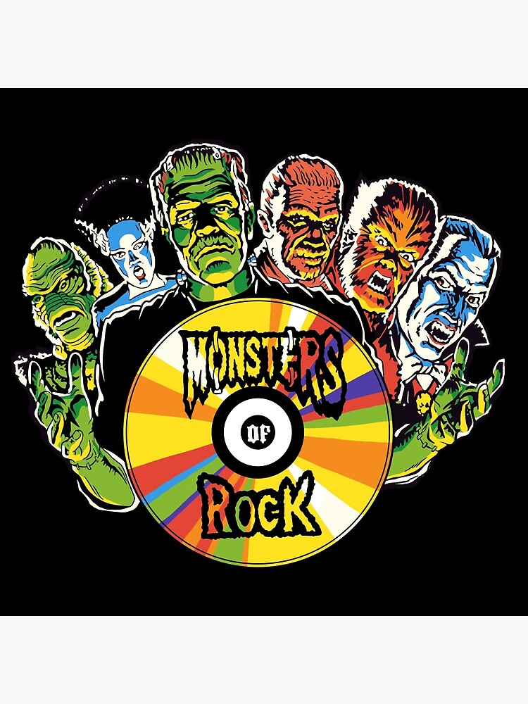 "Monster Bash Pinball" Poster for Sale by Kristen Van Aken | Redbubble