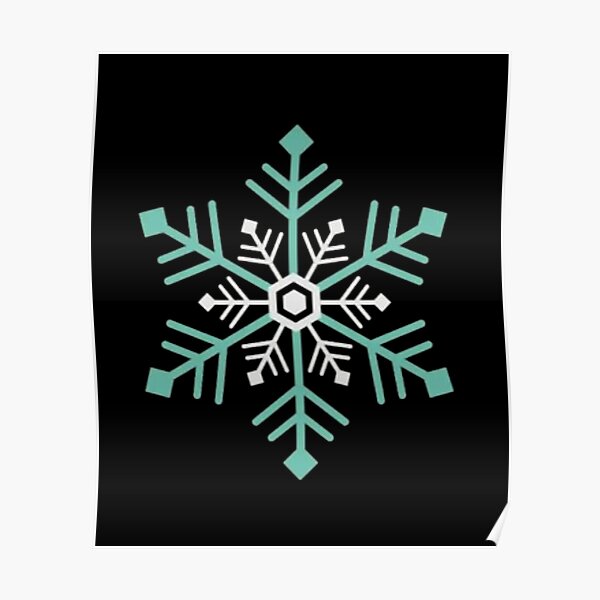 "Snowflake" Poster for Sale by EmilySoka | Redbubble