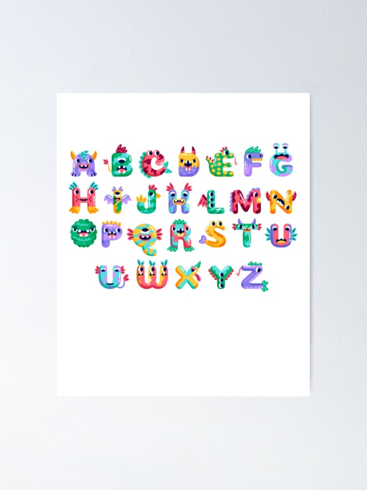 "villain letter abc costume boys matching evil alphabet" Poster for ...