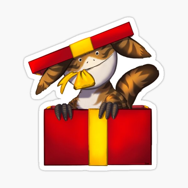 "Festive Loth-Cat" Sticker for Sale by -Senaar- | Redbubble