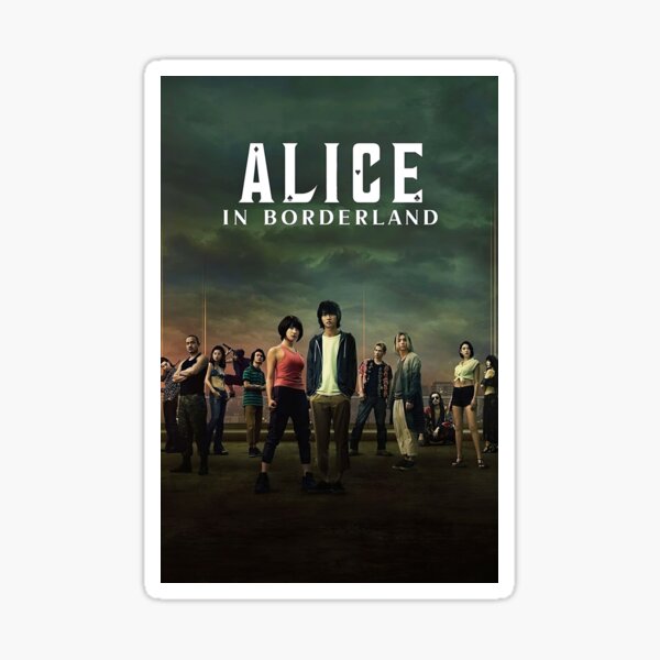 "Alice in borderland poster" Sticker for Sale by CERA23 | Redbubble
