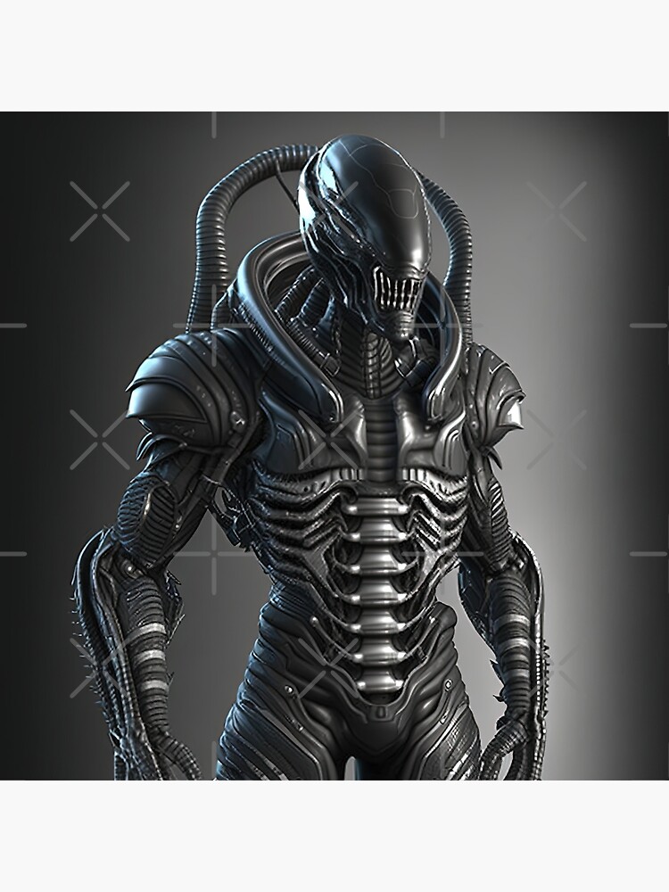 "Android Alien Xenomorph Robot" Poster for Sale by LividPhoto | Redbubble