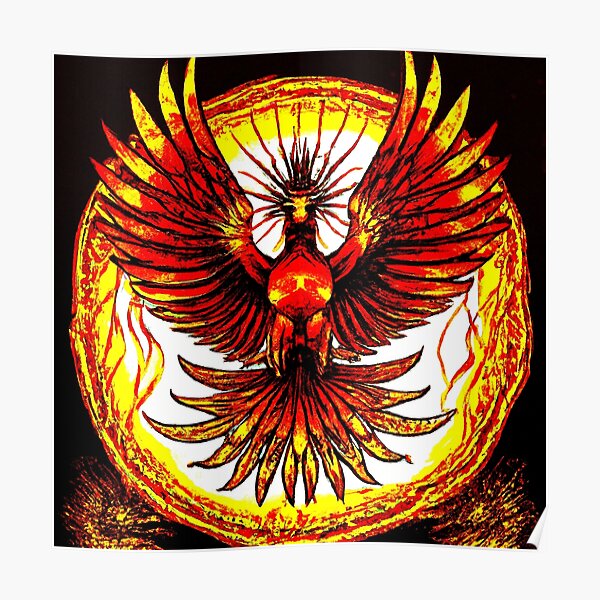 "The Rise of The Phoenix I" Poster for Sale by AetherFoinix | Redbubble
