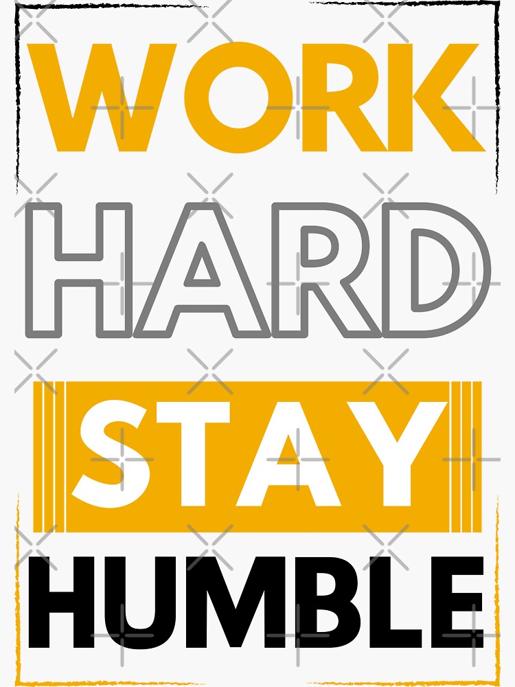 "Colorful Hard Work" Sticker for Sale by Moesko | Redbubble