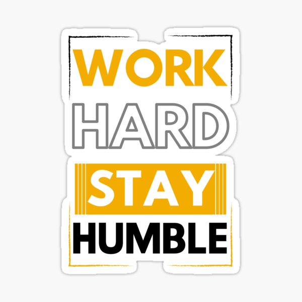 "Colorful Hard Work" Sticker for Sale by Moesko | Redbubble