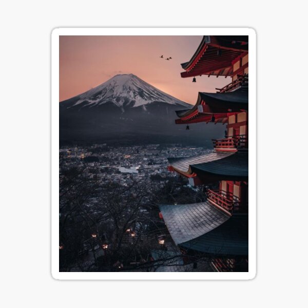 "Mount fuji" Sticker for Sale by UniversalHouse | Redbubble