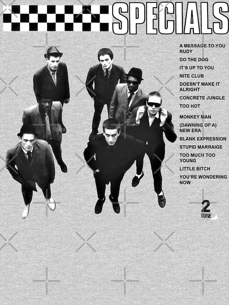 "Specials - Terry Hall - album cover two tone ska band retro 80's art ...
