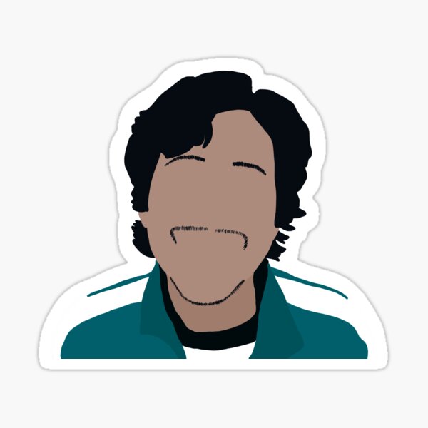 "Gi-hun" Sticker for Sale by Mariahiscool | Redbubble