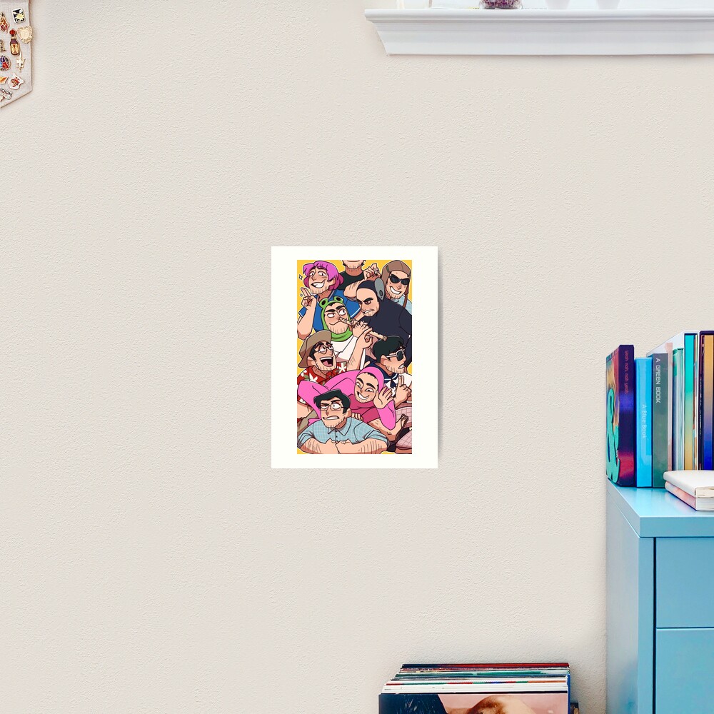 "Filthy Frank Characters" Art Print for Sale by Oletarts | Redbubble