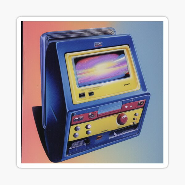 "Vaporwave aesthetic device" Sticker for Sale by Tark-Abelard | Redbubble