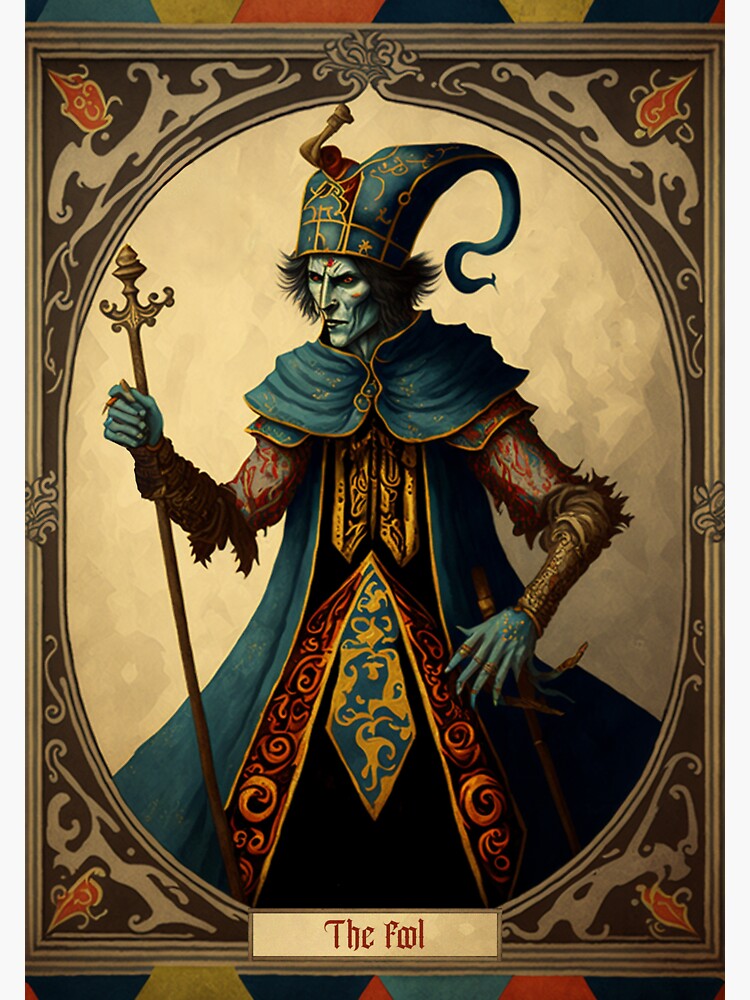 "The Fool Tarot Card " Sticker for Sale by rmsgraphics | Redbubble