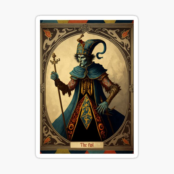 "The Fool Tarot Card " Sticker for Sale by rmsgraphics | Redbubble
