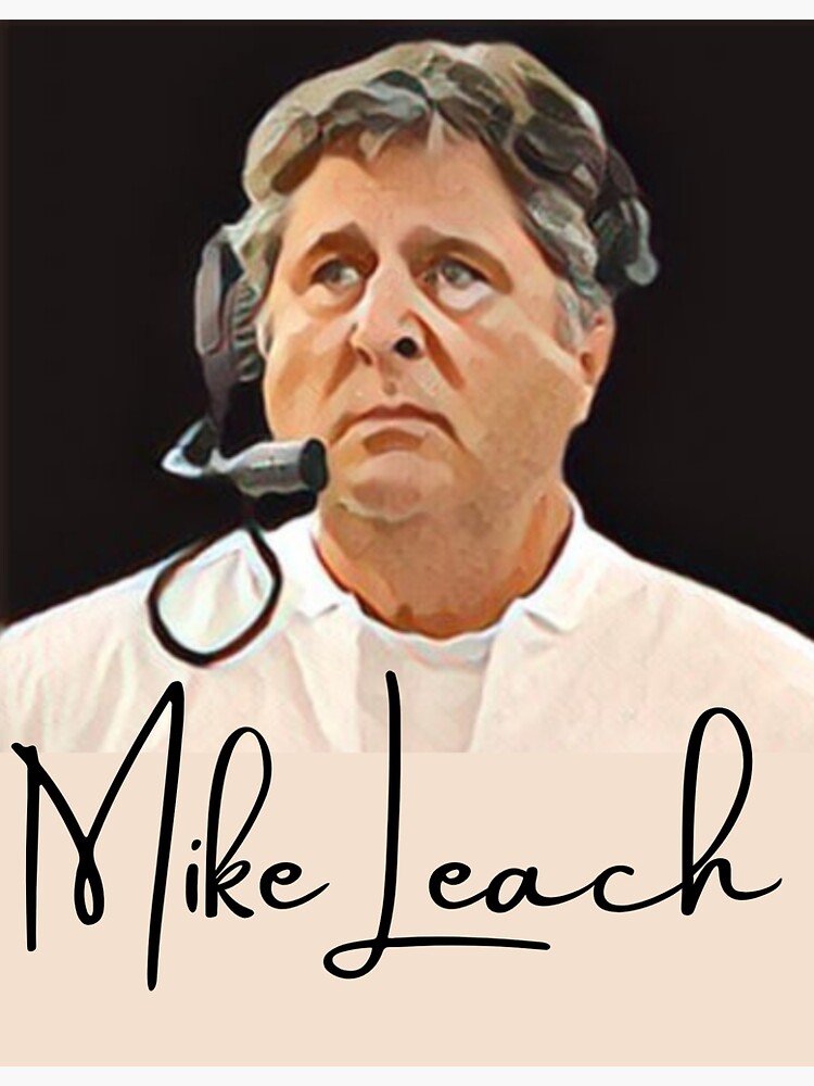 "Mike Leach , coach Football " Sticker for Sale by ArtCity42 | Redbubble