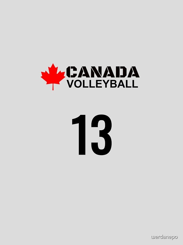 "Canada Volleyball Number 13 T-shirt Design Gift Idea" iPhone Case for ...
