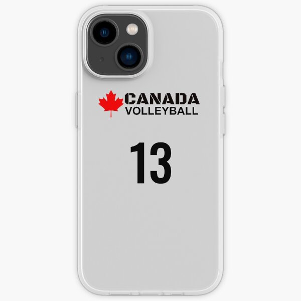 "Canada Volleyball Number 13 T-shirt Design Gift Idea" iPhone Case for ...