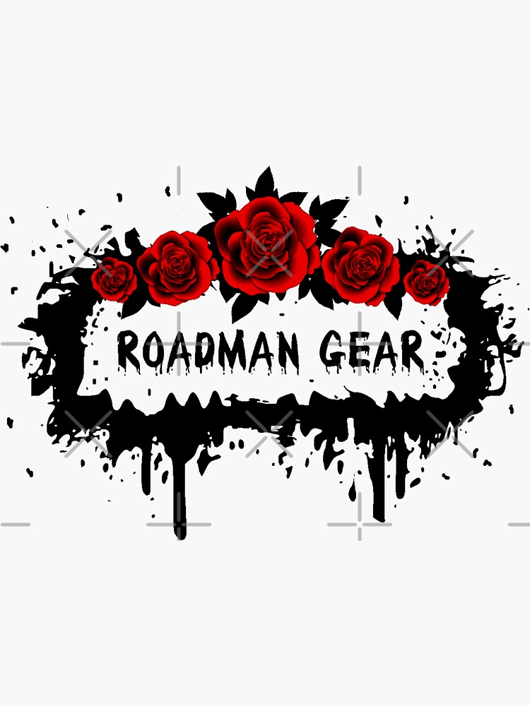 "ROADMAN GEAR" Sticker for Sale by JASCKSHIRTS | Redbubble