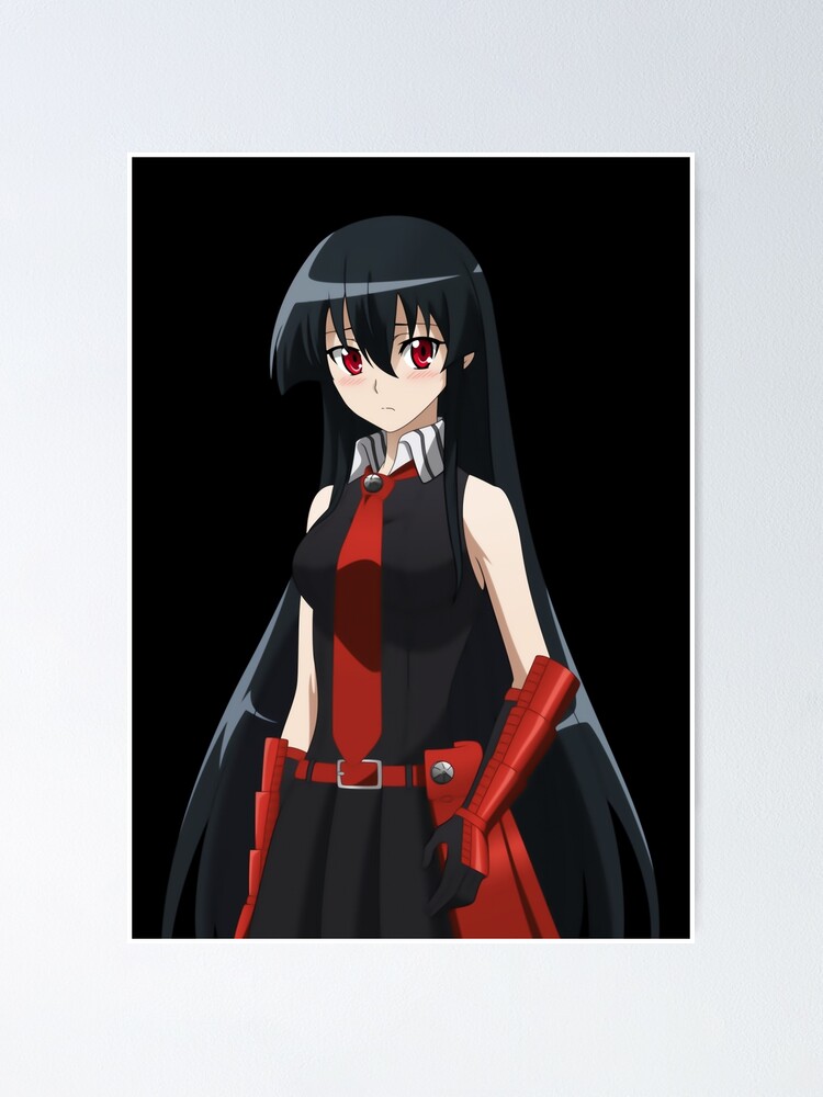 Akame Akame Ga Kill Anime Girl Fanart Poster For Sale By Spacefoxart Redbubble