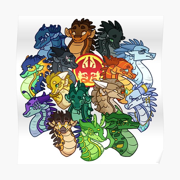 "Wings of Fire" Poster for Sale by BlessedBlossom | Redbubble