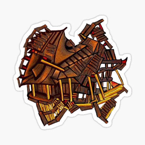 "Rickety Shack" Sticker for Sale by JDFehlauer | Redbubble