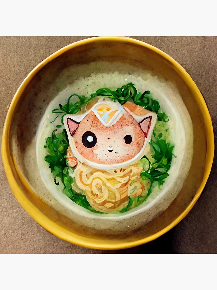 "Kawaii Ramen Oni" Sticker for Sale by Yenbox | Redbubble