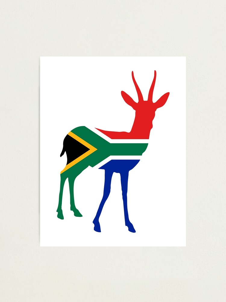"Flag Springbok of South Africa" Photographic Print for Sale by ...