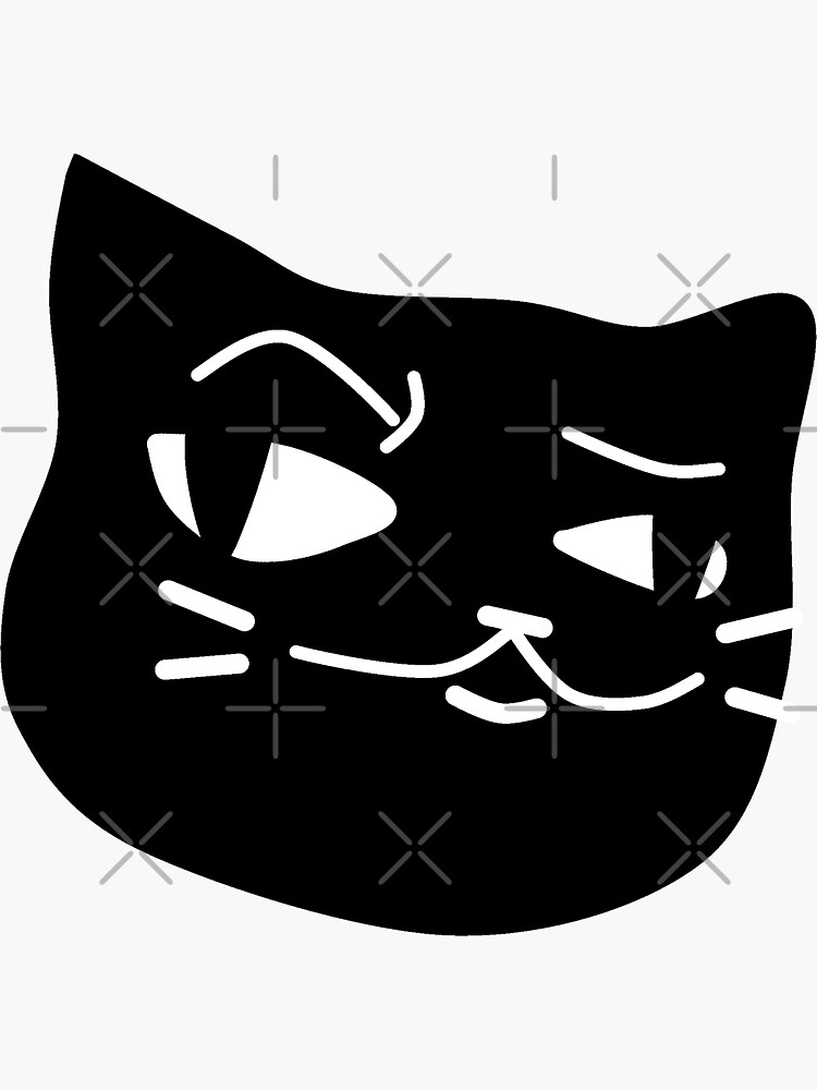 "Rizz Cat" Sticker for Sale by SweetOblige | Redbubble
