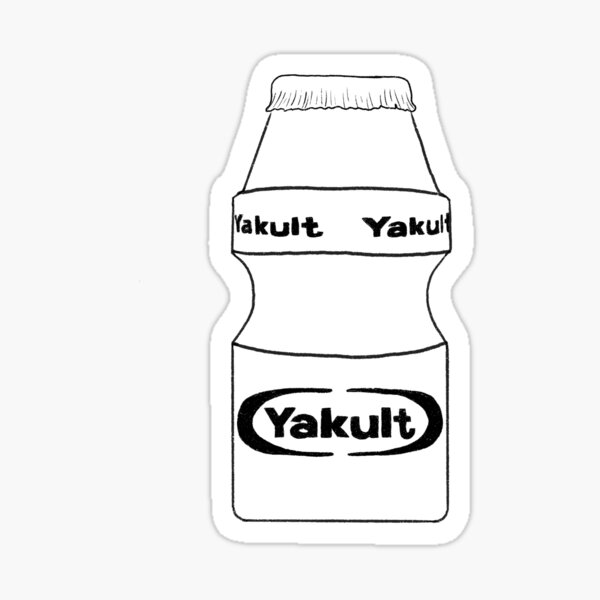 "Yakult" Sticker for Sale by SIDNEYTRAN15 | Redbubble