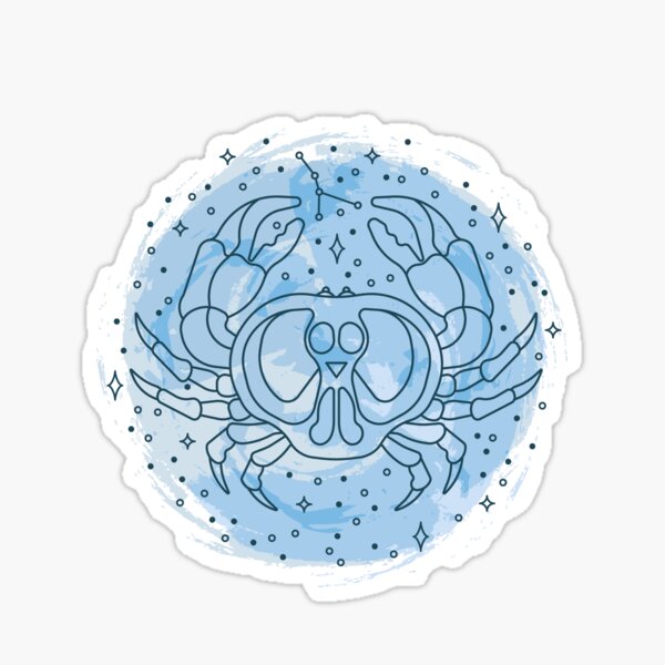 "Astrology Zodiac Sign — Cancer" Sticker for Sale by katieannimated ...