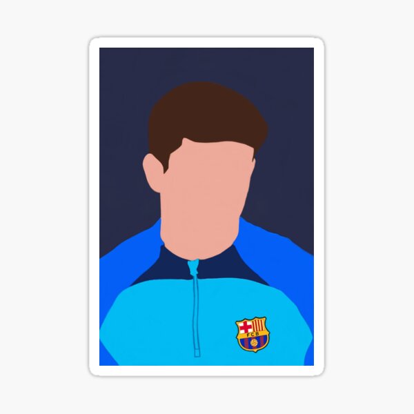 "Gavi drawing" Sticker for Sale by Landryw | Redbubble