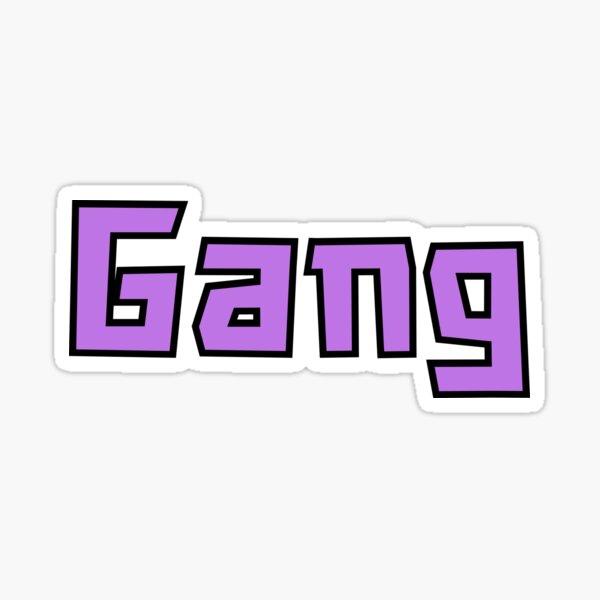 "Gang" Sticker for Sale by mukuljindal | Redbubble