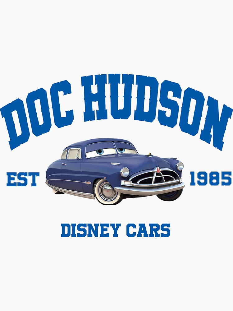 "Doc Hudson Est 1985" Sticker for Sale by AprilBerlin99 | Redbubble