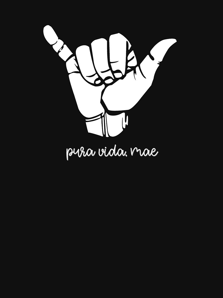 "Costa Rica Pura Vida Mae Shaka" T-shirt for Sale by WaderTees ...