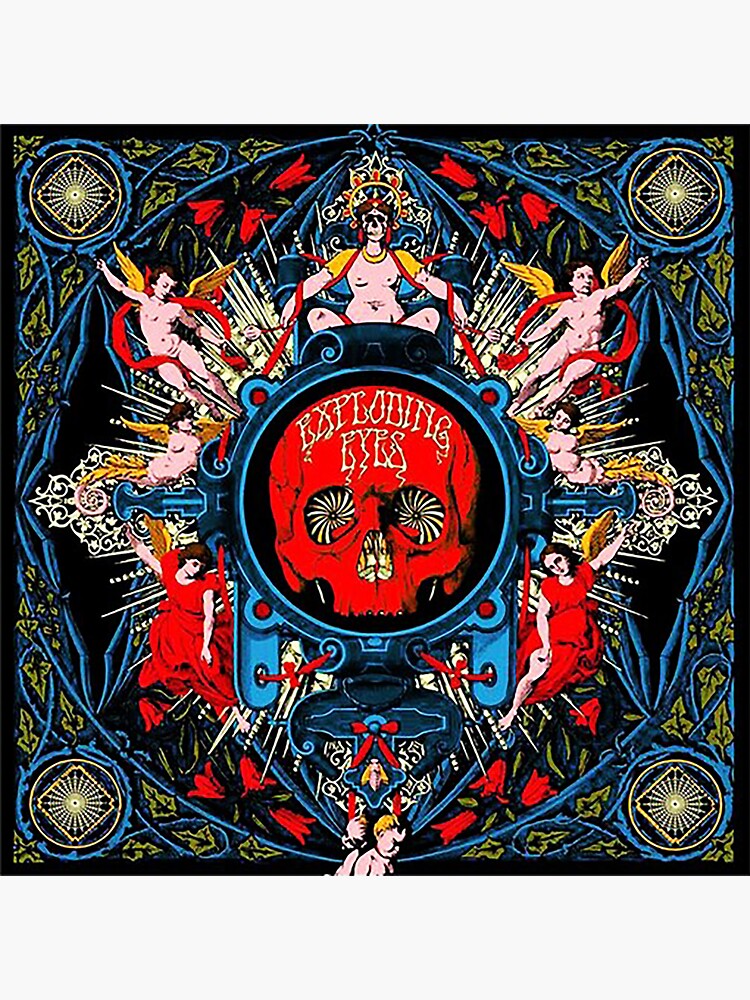 "Hawkwind; Exploding Eyes" Sticker for Sale by bettybellshop | Redbubble