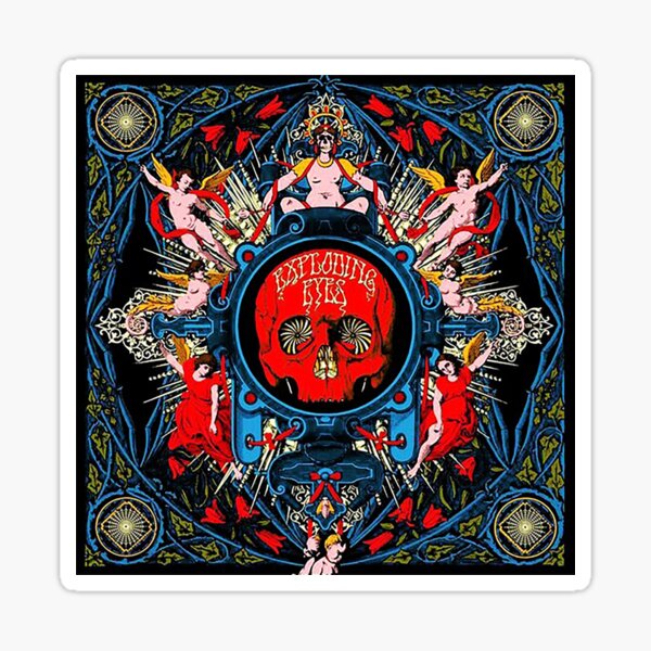 "Hawkwind; Exploding Eyes" Sticker for Sale by bettybellshop | Redbubble
