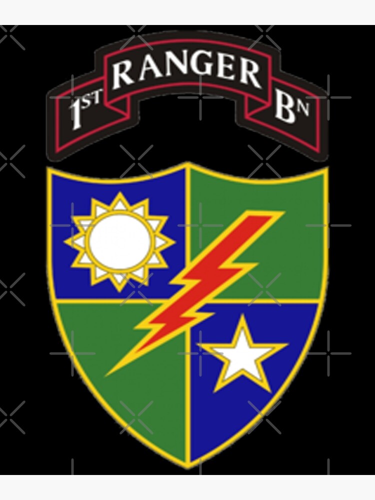 "1st Battalion - 75th Ranger Regiment " Poster for Sale by Baudendistel ...