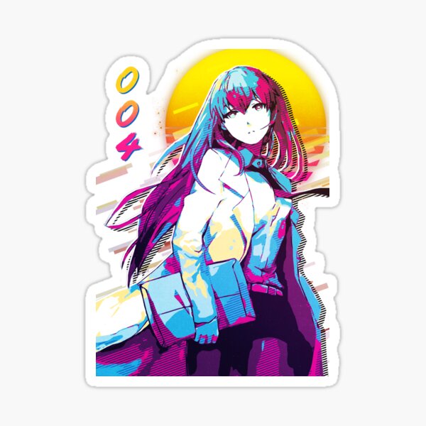 "Kurisu" Sticker for Sale by 80sRetroArt | Redbubble