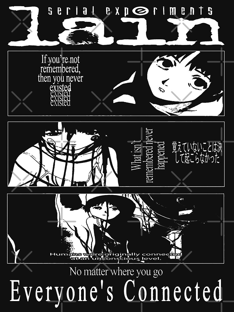 "Serial Experiments Lain" T-shirt for Sale by LynneRileys | Redbubble ...